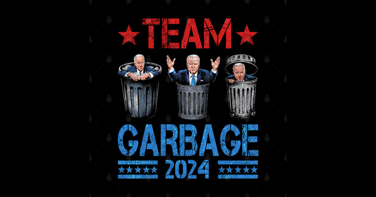 Team Garbage For Trump 2024 - Garbage For Trump - Sticker | TeePublic
