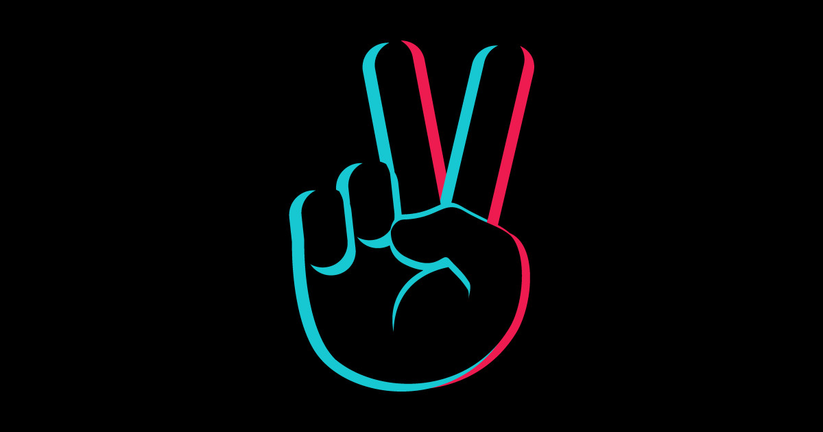 TikTok cheese two fingers smile emoji smiley Black - Tiktok Meme ...