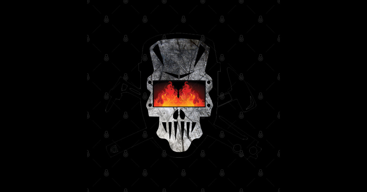 Weld and Cross Bones - Welder - Sticker | TeePublic