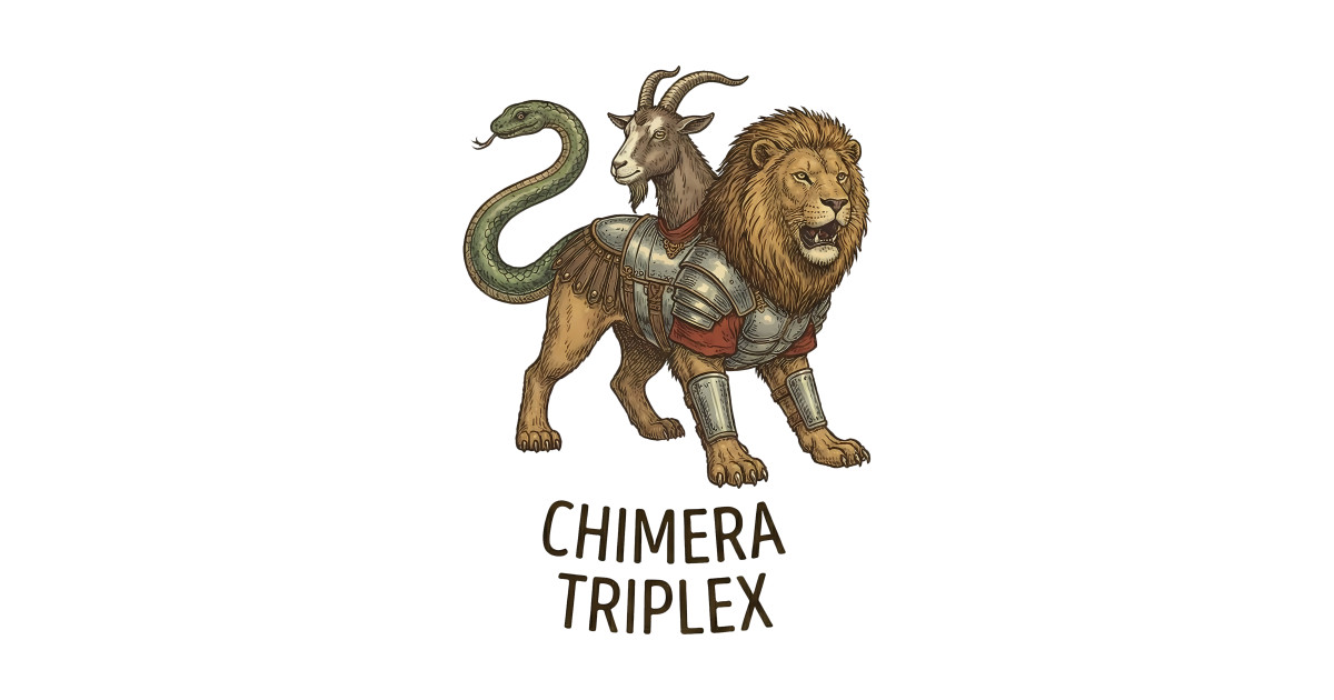 Roman Armored Chimera Mythical Beast - Roman - T-Shirt | TeePublic