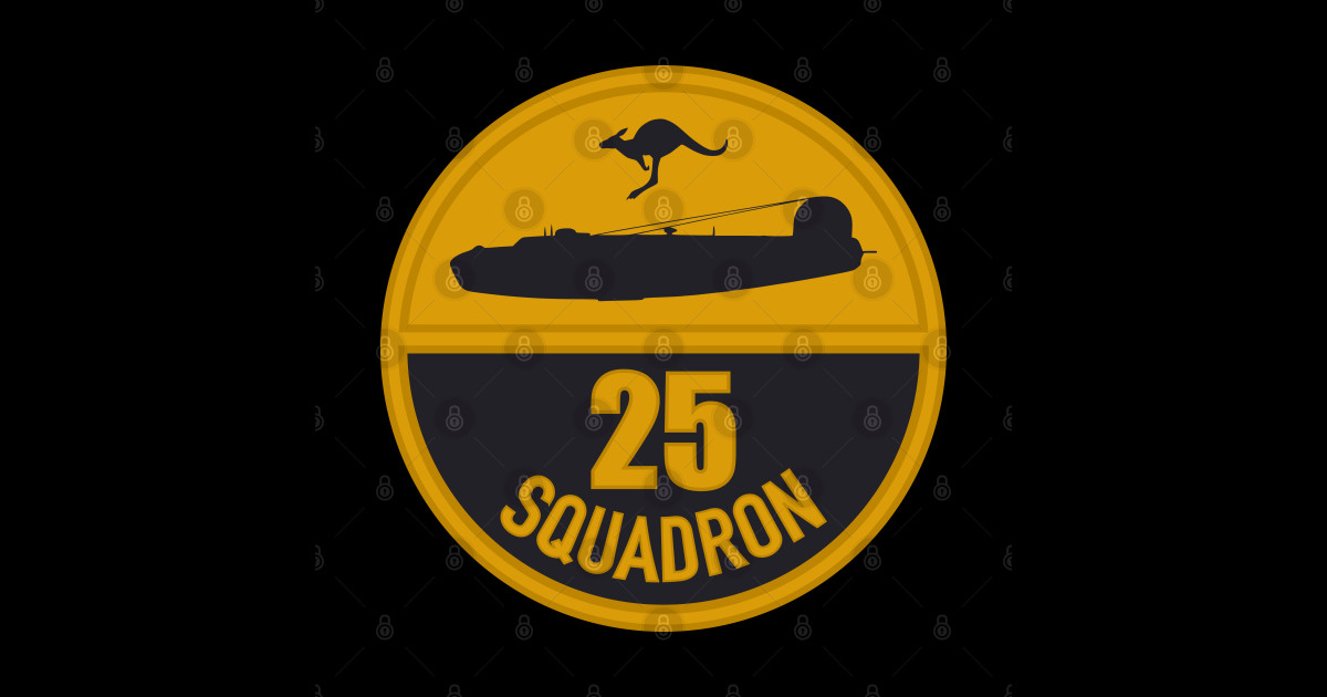 B-24 Liberator - 25 Squadron RAAF - Ww2 Eighth Air Force - Sticker ...