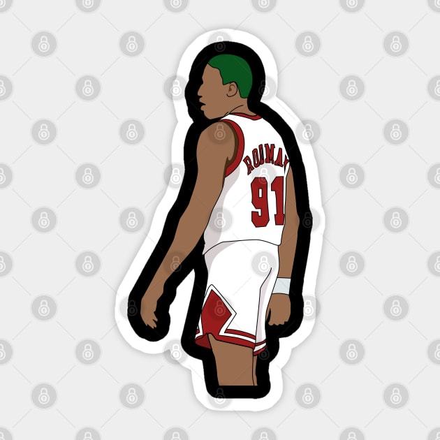 Dennis Rodman - Dennis Rodman - Sticker | TeePublic