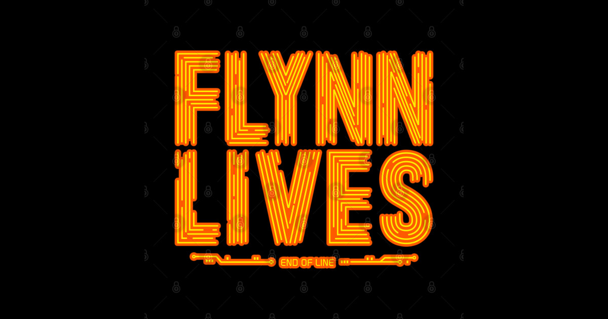 Flynn E.O.L - Flynn Lives - Sticker | TeePublic