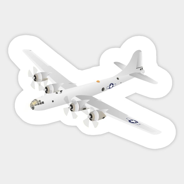 B-29 Superfortress WW2 Heavy Bomber - B 29 Superfortress - Sticker ...