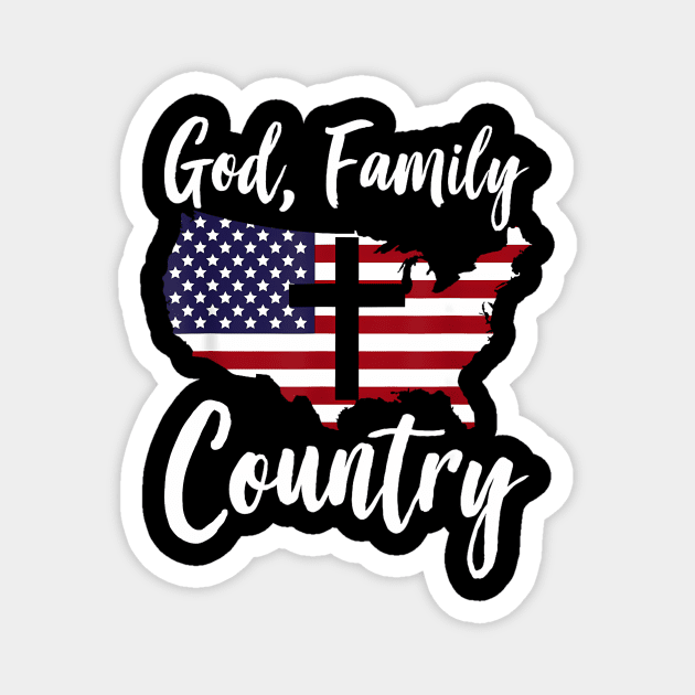 God Family Country Christian American Flag USA Map - God Family Country ...