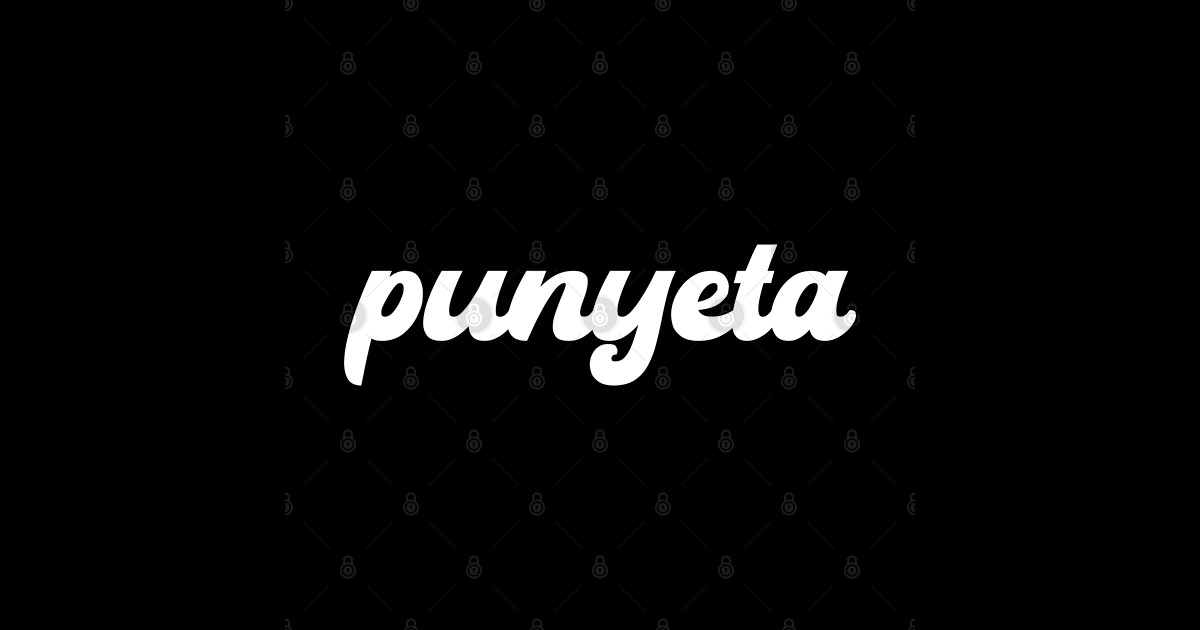 PUNYETA FILIPINO WORD CURSE BLACK - Jollibee - Sticker | TeePublic