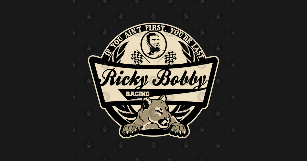 Ricky Bobby racing - Parody - Sticker | TeePublic