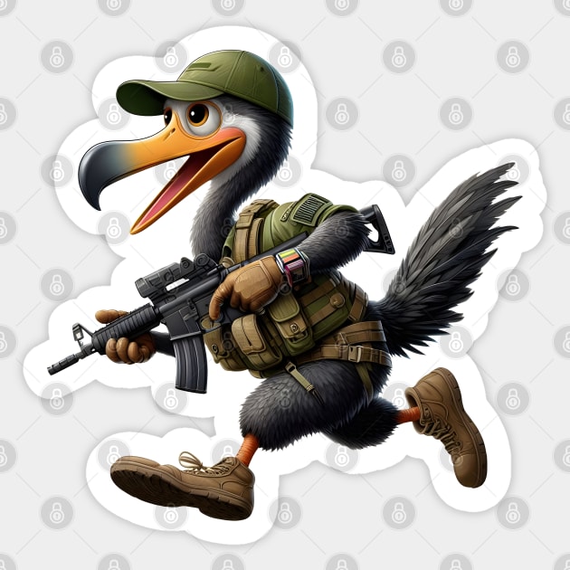 Tactical Dodo Bird - Tactical - Sticker | TeePublic