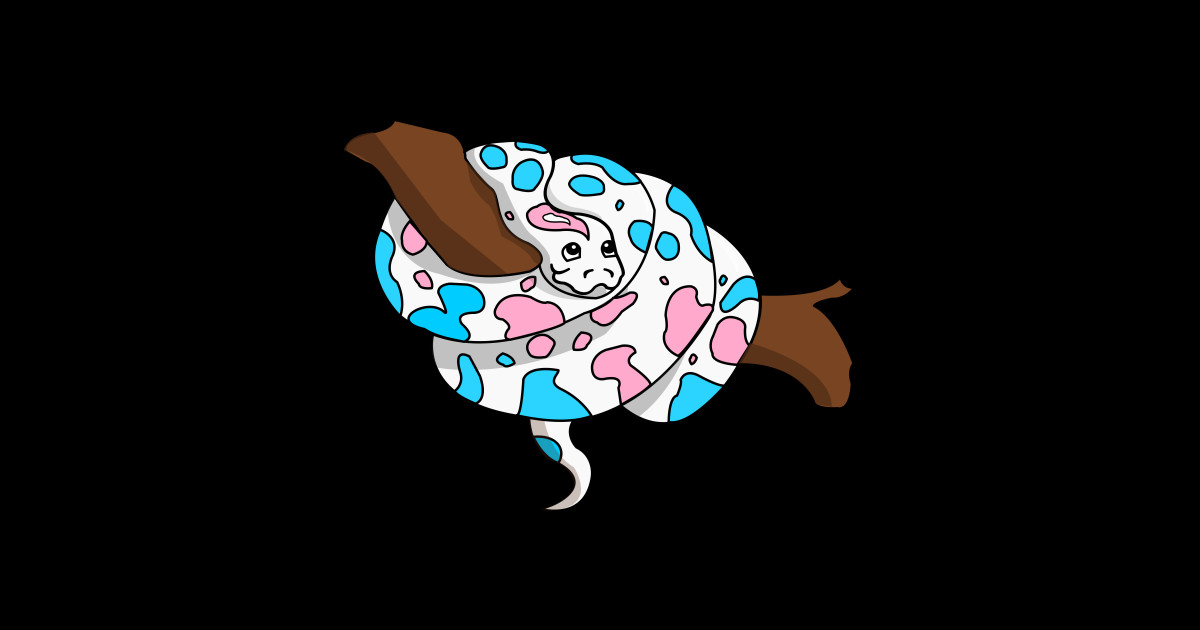 Pride Python - Transgender - Sticker | TeePublic