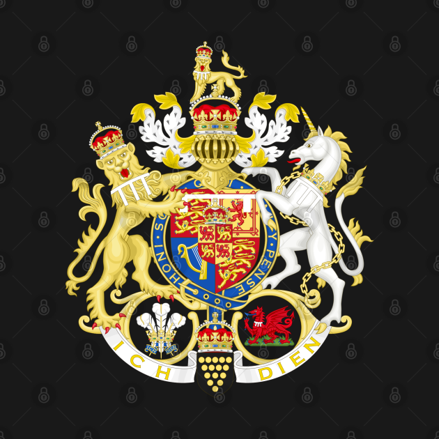 Coat of arms as Prince of Wales - King Charles - T-Shirt | TeePublic
