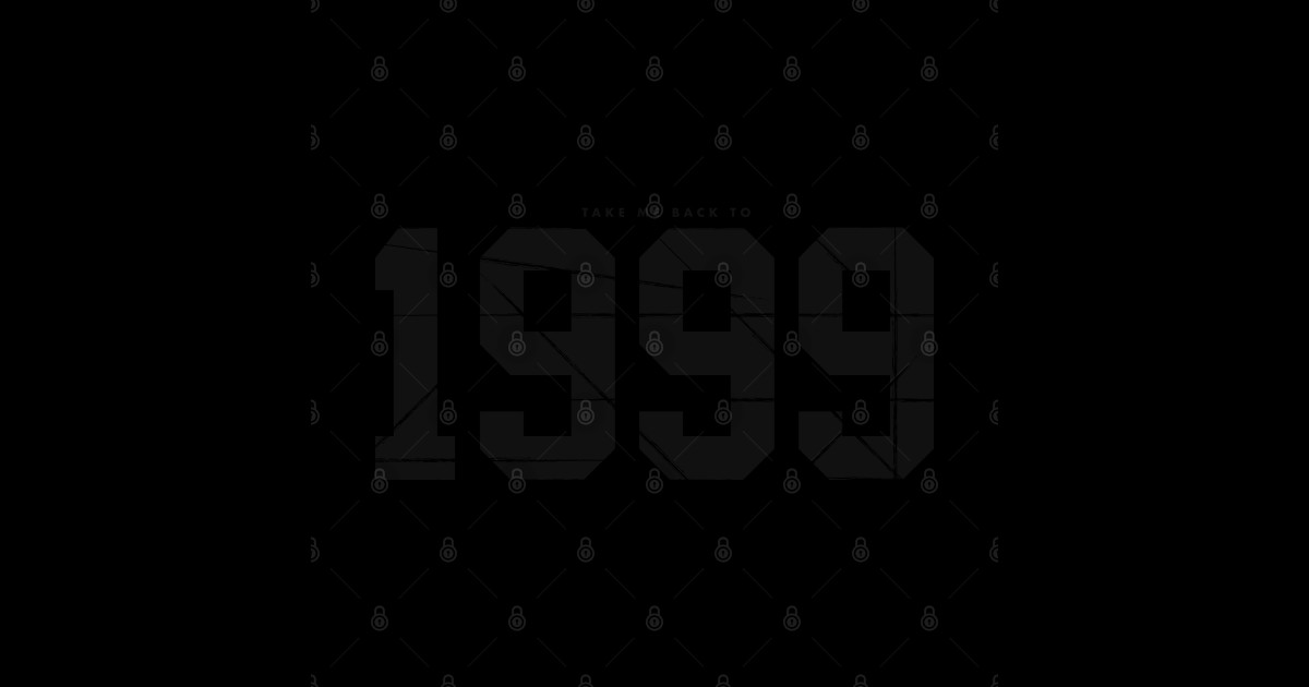 1999 - 1990s - Sticker | TeePublic