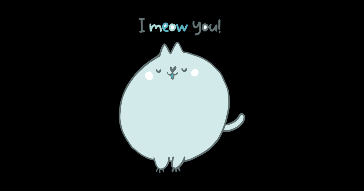 KUMU kawaii kitty - Kawaii Animals - Sticker | TeePublic