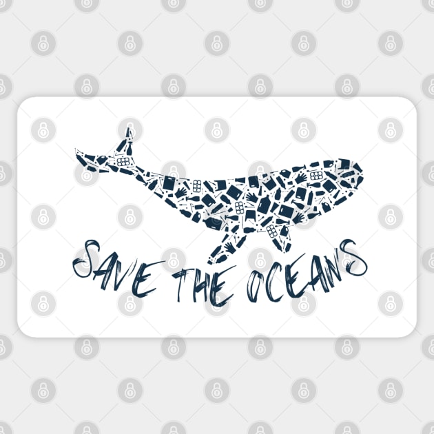 Save The Oceans - Save The Oceans - Sticker | TeePublic