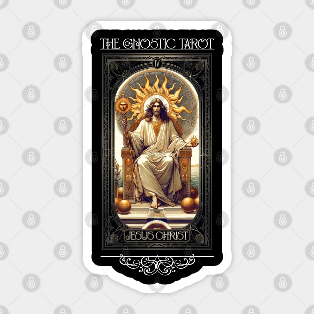 Gnostic Tarot Major Arcana - Jesus Christ - Tarot - Sticker | TeePublic