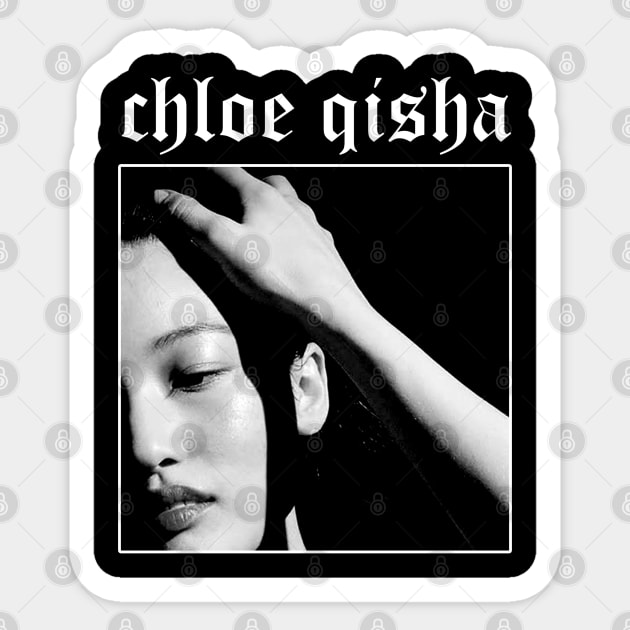 Chloe Qisha - Silhouette - Musician - Sticker | TeePublic