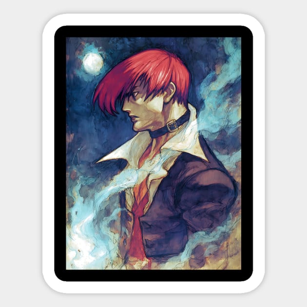 Iori Yagami KOF - Kof - Sticker | TeePublic