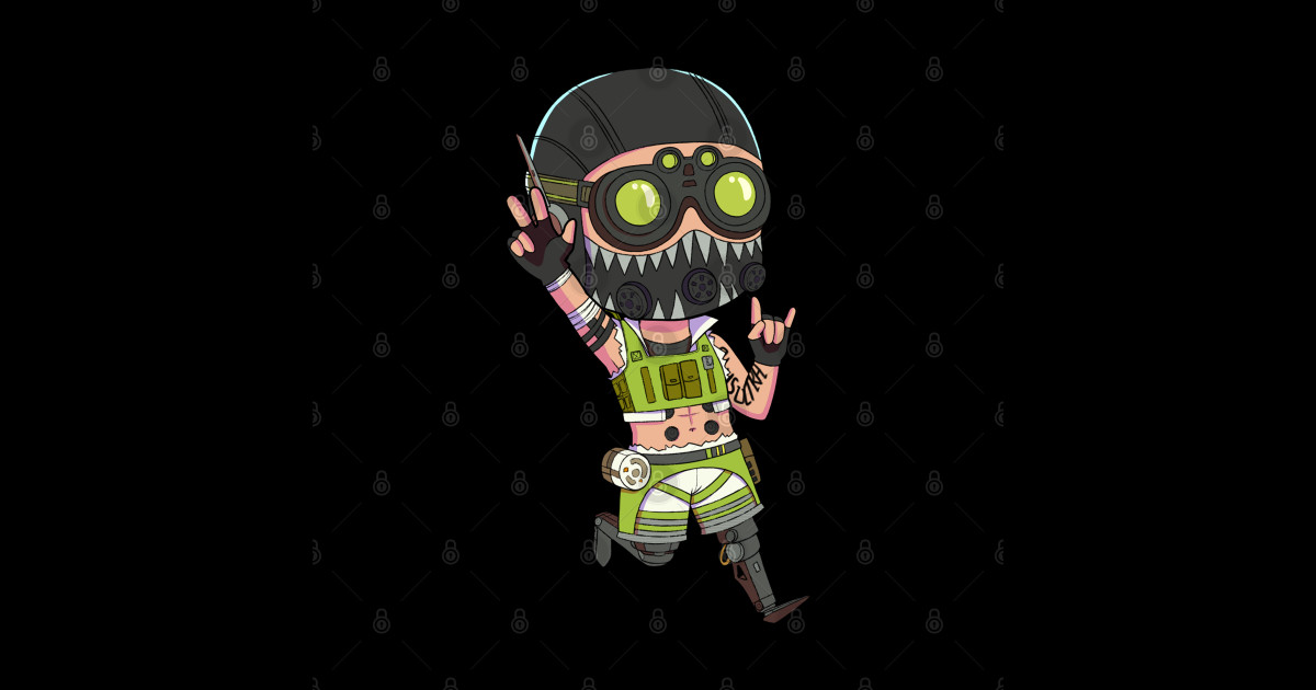 Chibi Octane - Apex Legends - Sticker | TeePublic