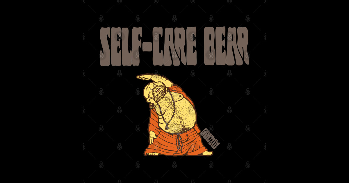 SELF-CARE BEAR - Gay Bear - Sticker | TeePublic