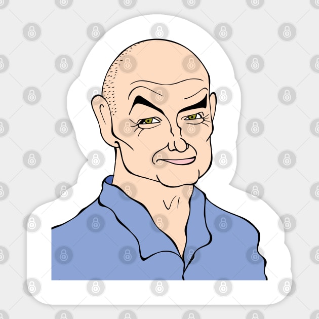 JOHN LOCKE LOST FAN ART - Lost Tv Show John Locke - Sticker | TeePublic