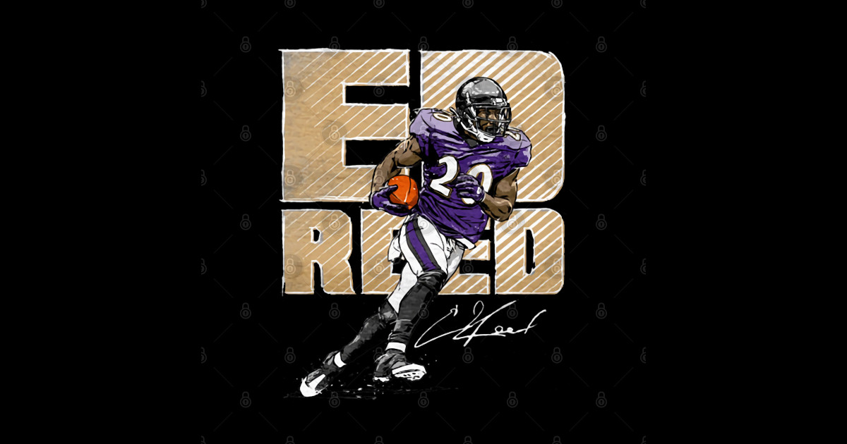 Ed Reed Baltimore Bold - Ed Reed - Sticker | TeePublic