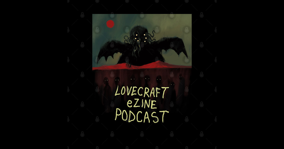 The Trevor Henderson Lovecraft eZine Logo - Lovecraft - Sticker | TeePublic