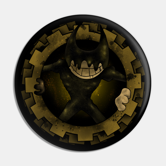 BATIM BATDR Bendy ink demon art - Bendy - Pin | TeePublic