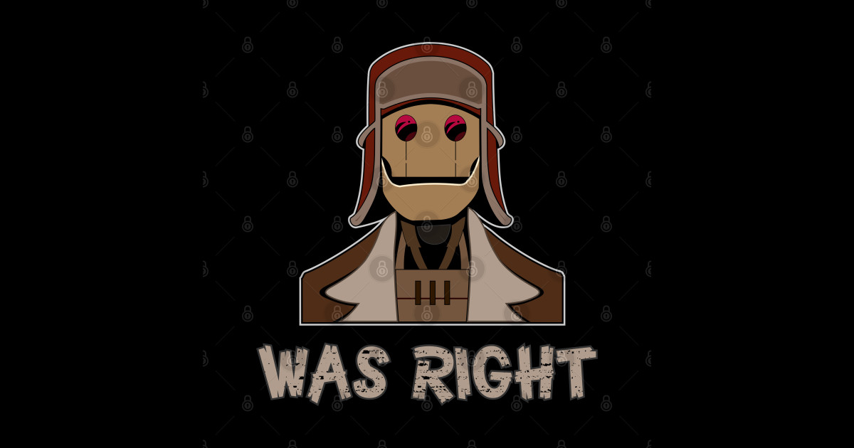 Gi robot Was Right - Gi Robot - Sticker | TeePublic