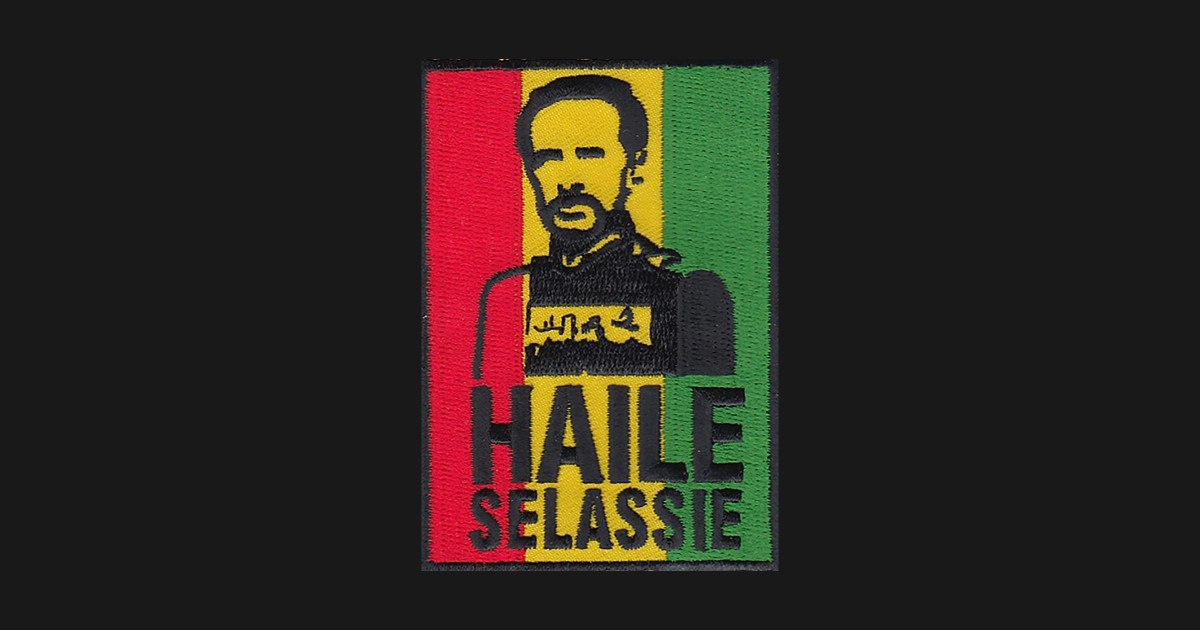 Haile Selassie Patch - Haile Selassie Patch - T-Shirt | TeePublic