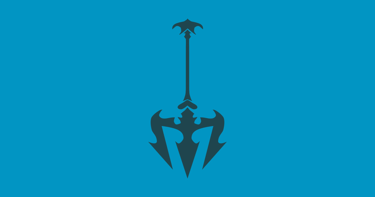 Blue trident - Trident - T-Shirt | TeePublic