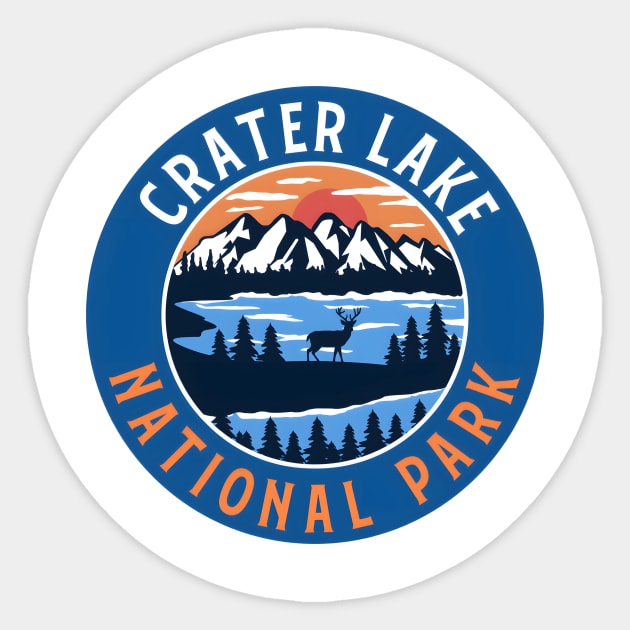 Crater Lake National Park - Crater Lake - Sticker | TeePublic
