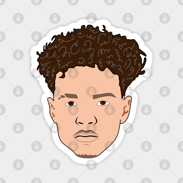 lil mosey fan illustration 2 - Lil Mosey Fan - Magnet | TeePublic