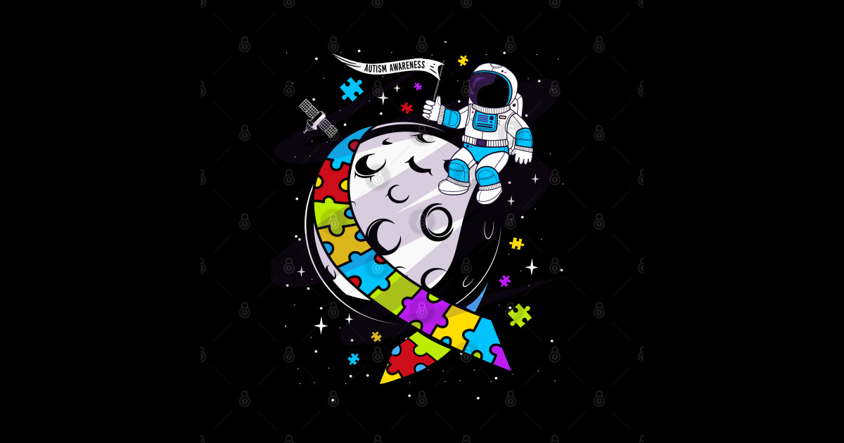 autism space stars awareness astronaut - Autism Space Stars Awareness ...