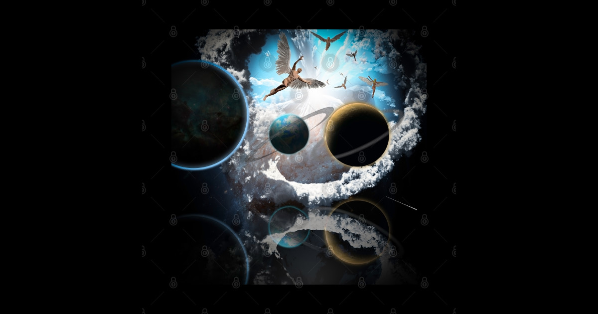 Exoplanets and Earth - Exoplanets And Earth - Sticker | TeePublic