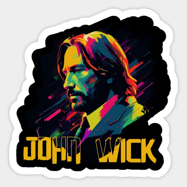 John wick - John Wick - Sticker | TeePublic