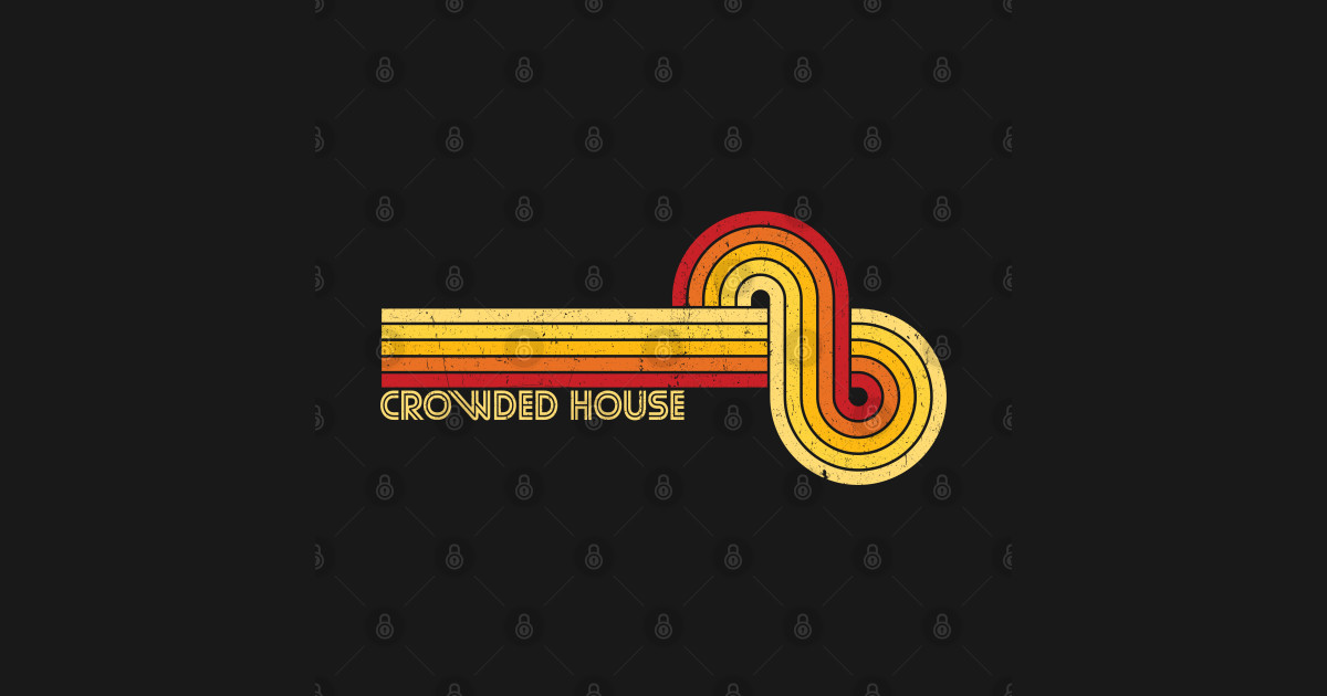 crowded house / sunset line - Crowded House - T-Shirt | TeePublic