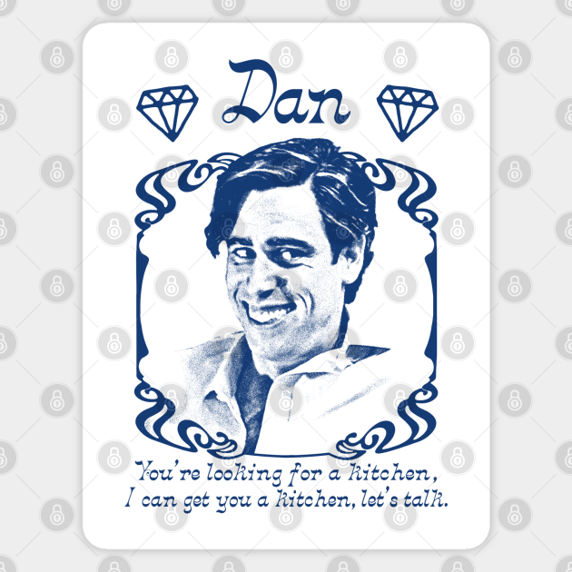 Dan / Alan Partridge Original Fan Art Design - Alan Partridge - Sticker ...