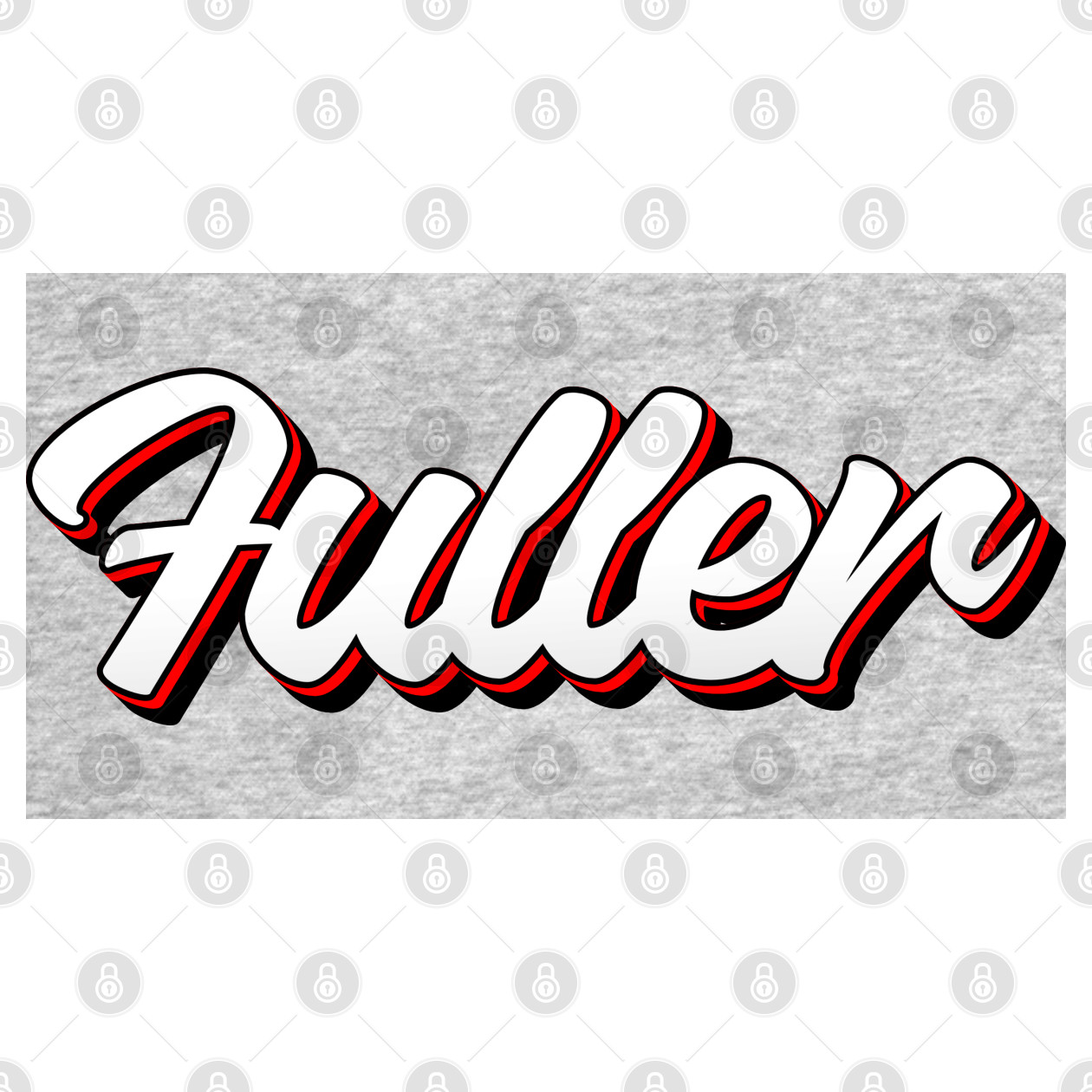 Fuller name - cool 70s retro font - Fuller Name Cool 70s Retro Font - T ...