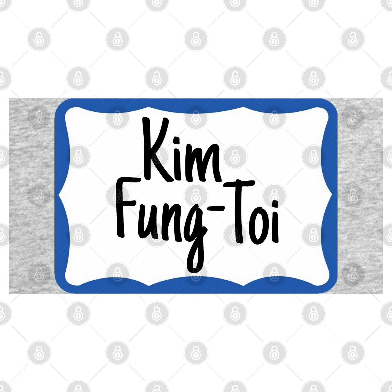 Kim Fung-Toi name tag - Golden Girls - T-Shirt | TeePublic