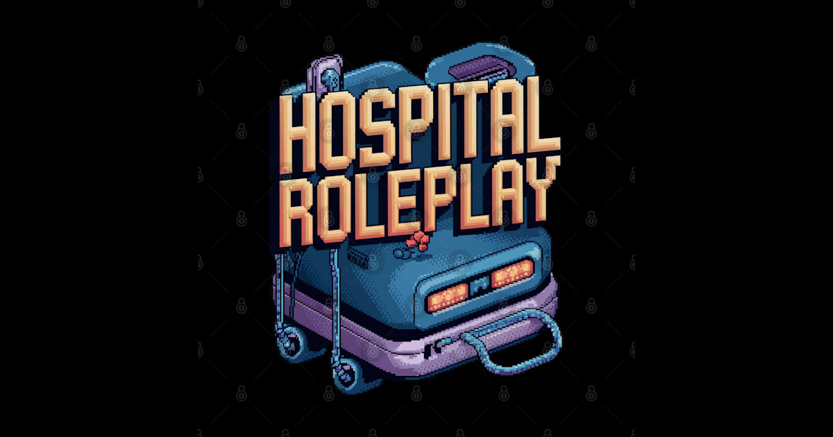 Roblox Hospital Roleplay - Roblox Kids - Posters and Art Prints | TeePublic