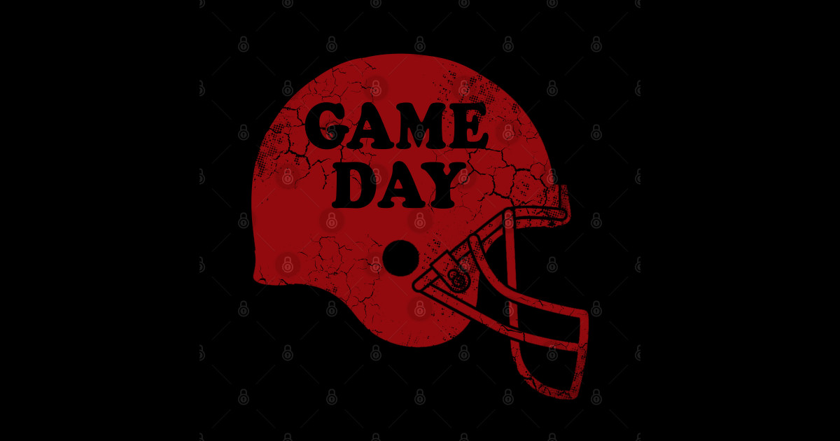 Football Game Day Vibes - Game Day - Sticker | TeePublic