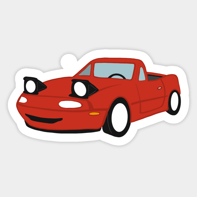 Miata Car - Miata - Sticker | TeePublic