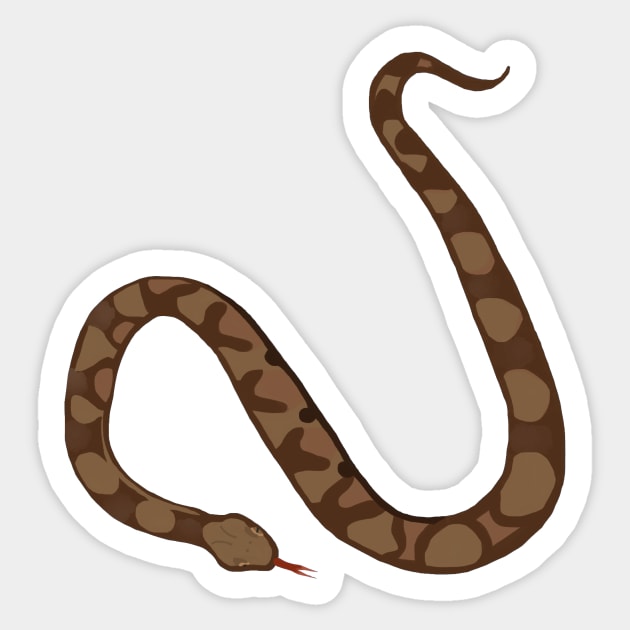 Copperhead Snake Design - Copperhead - Sticker | TeePublic