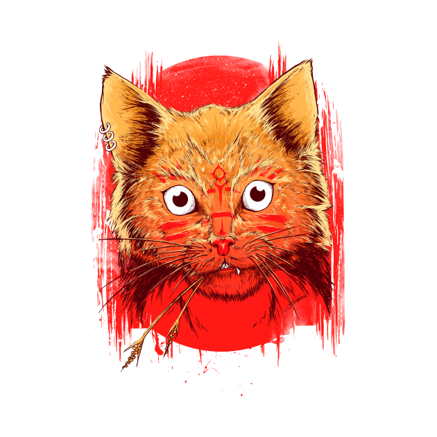 BRAVE CAT - Big Cat - T-Shirt | TeePublic