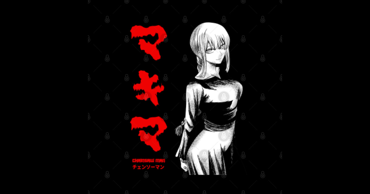 Makima Chainsaw 3 - Makima - T-Shirt | TeePublic