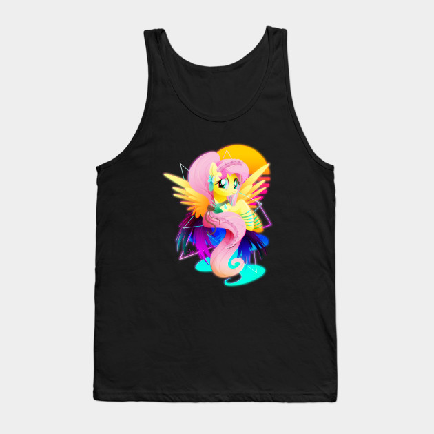 Synthwave Fluttershy - My Little Pony - Tank Top | TeePublic
