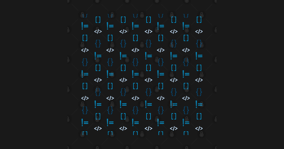 Coding Symbols - Coding - T-Shirt | TeePublic