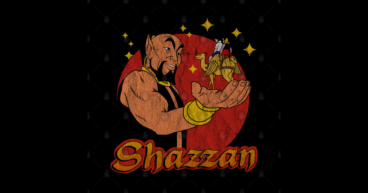 Vintage Shazzan - Shazzan - Sticker | TeePublic