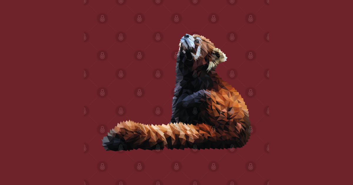Red panda - Panda - T-Shirt | TeePublic