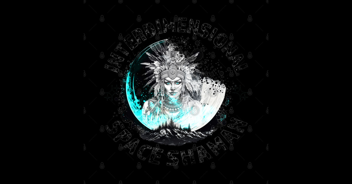 INTERDIMENSIONAL SPACE SHAMAN-moon blk - Interdimensional Space Shaman ...