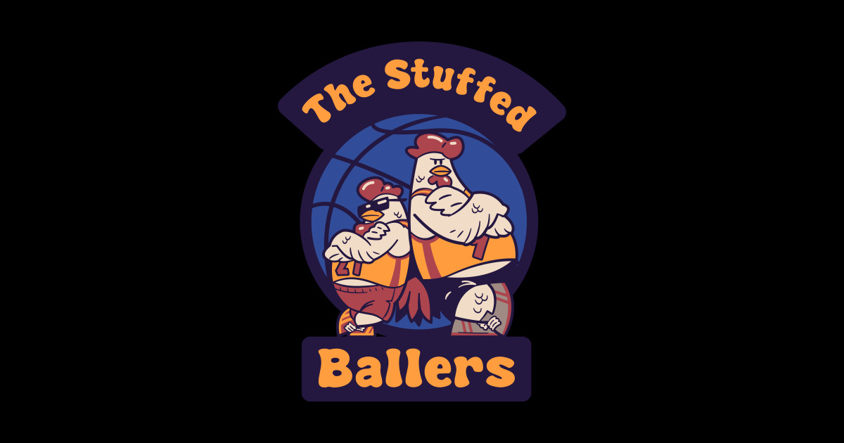 The stuffed ballers invade the court in this funny basketball design ...